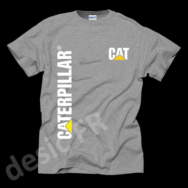 Футболка Caterpillar, размер 58, цвет светло-серый - купить по выгодной ...