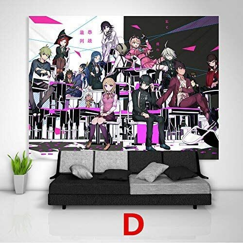 Danganronpa V3 Killing Harmony Аниме Гобелен Art Dorm Room 152x102cm ...