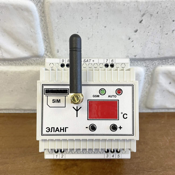GSM реле ELANG Power Control Thermo v2.1 / Однофазное / Контроллер для ...