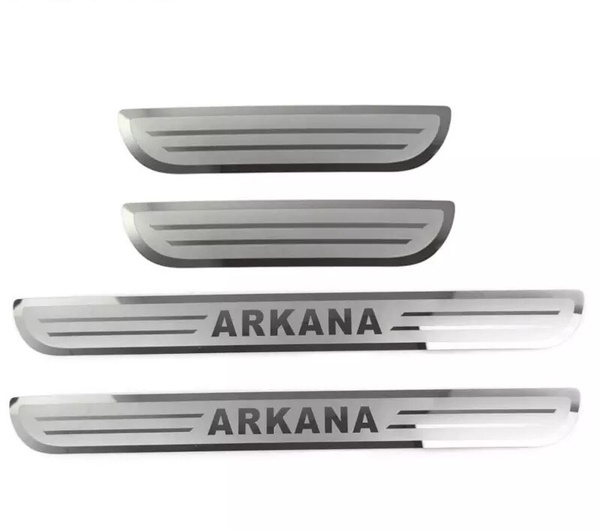 Накладки на пороги Renault Arkana / Рено Аркана 2018-2022 г.в купить по ...