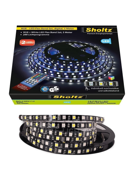 Светодиодная лента SHOLTZ, 12В, IP65, 60 LED/m LSR5113 - купить по ...