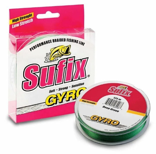 Леска плетеная Sufix Gyro Braid deep green 135 м зеленый купить на OZON по низкой цене (445809795)