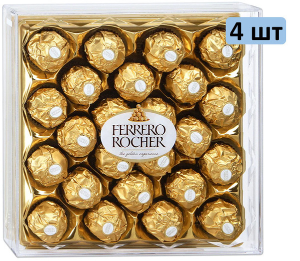 Конфеты Ferrero Rocher Т24 Ферреро Роше Бриллиант, 300 г х 4 шт ...