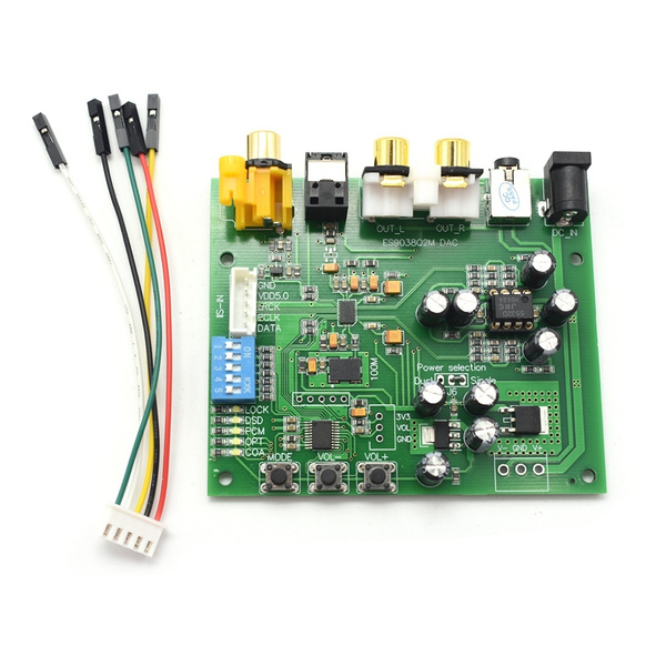 C S G K Es9038q2m I2s Iis Dsd Коаксиальное волокно Spdif Цифровая