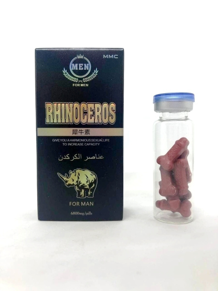 Rhinoceros, Rhino 10 таб мужской препарат, средство для повышения потенции, усиление либидо, для ...