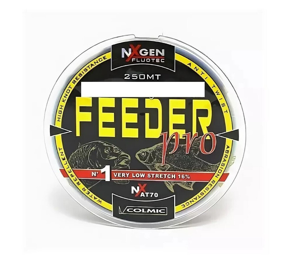 Монофильная леска для рыбалки COLMIC Feeder Pro, 1 шт. по 250 м купить ...