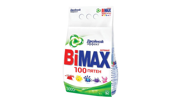 BiMAX Стиральный порошок 3000 г Для белых тканей, Для деликатных тканей - купить с доставкой по ...
