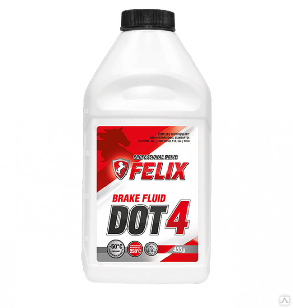 Жидкость тормозная Жидкость тормозная 455 гр DOT-4 FELIX DOT 4 - купить ...