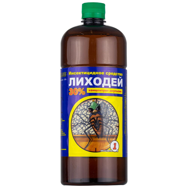 Лиходей средство от клопов, тараканов, блох, муравьев, комаров, мух, 1 ...