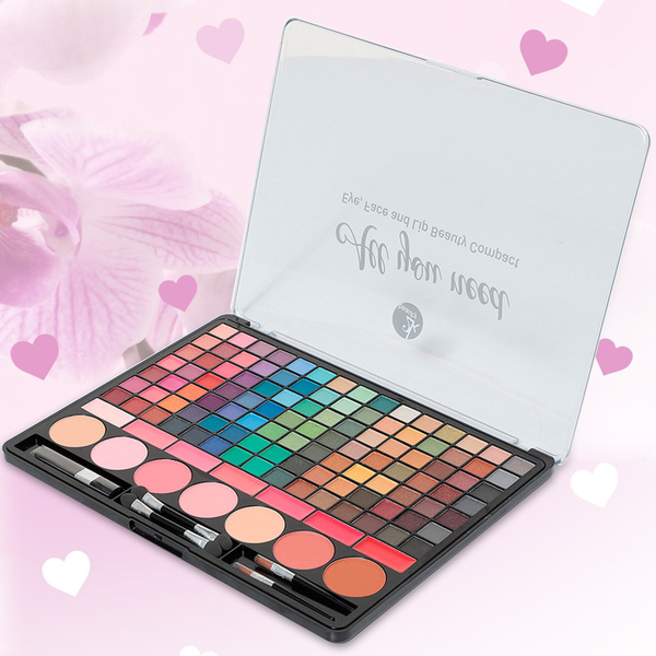 2K Beauty / состав набора для макияжа: палетка теней для глаз, блеск ...
