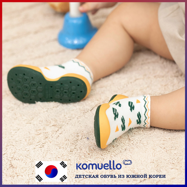 Тапочки Komuello Первые шаги - купить с доставкой по выгодным ценам в интернет-магазине OZON ...