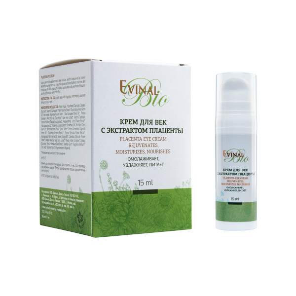 EVINAL Крем для век с экстрактом плаценты, 15 мл - купить с доставкой ...