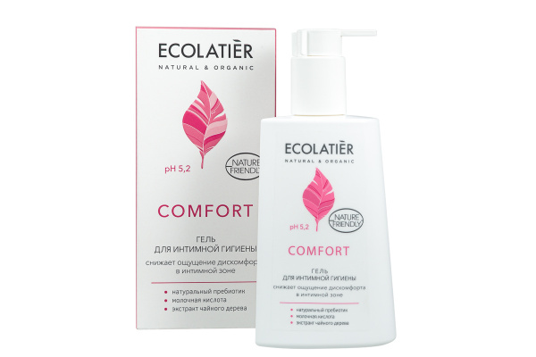 Ecolatier Гель для интимной гигиены Comfort с молочной кислотой и ...