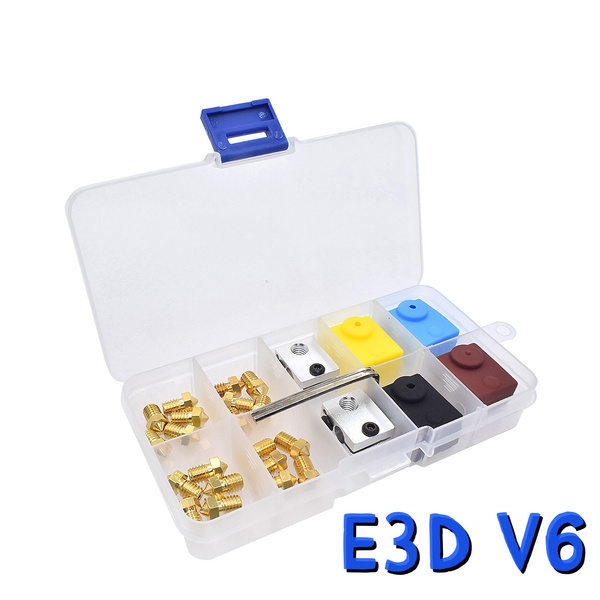 Ресурсный набор E3d V6 для 3д принтера (сопла, нагревательные блоки ...