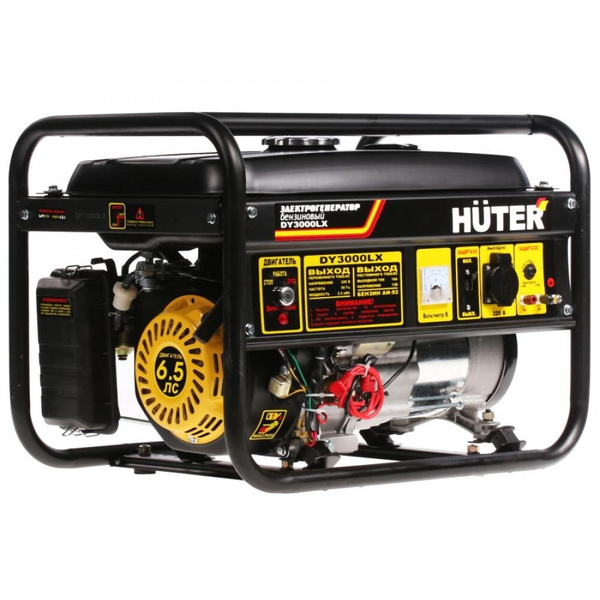 Электрогенератор бензиновый Huter "DY3000LX" 2500 Вт купить на OZON по низкой цене (640128675)