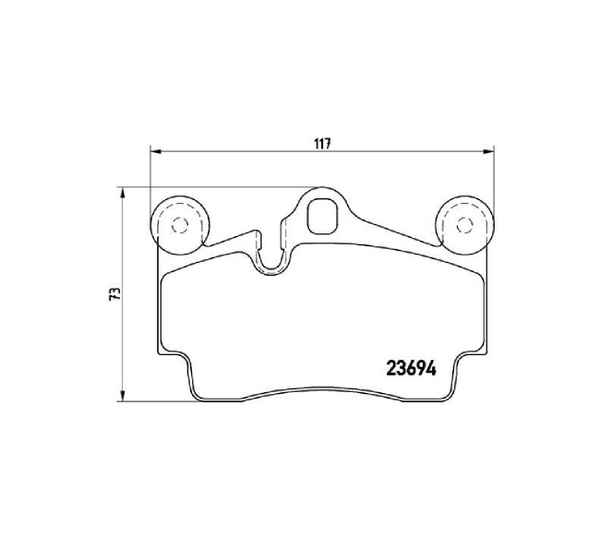 Колодки тормозные Brembo P85070 Задние - купить по низким ценам в ...