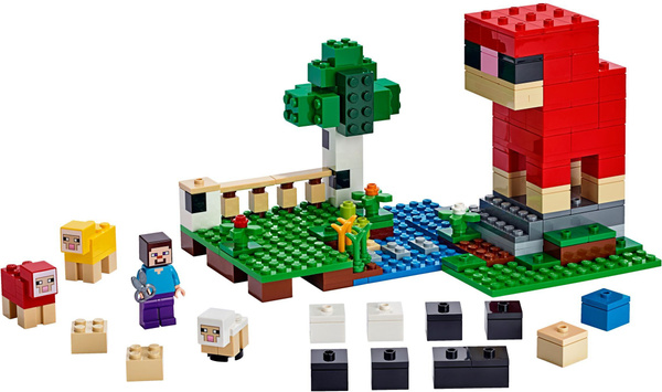 LEGO Minecraft Шерстяная ферма 21153 - купить с доставкой по выгодным ...