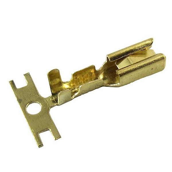 DJ621-E2.8A Наконечник плоский неизолир (10 штук), - купить с доставкой по выгодным ценам в ...