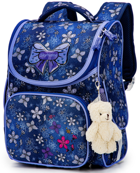 Ранец школьный для девочки 14,5 л для 1-4 класса, каркасный с ...