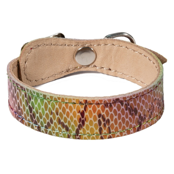 Gamma ошейник-мини кожаный двойной, с расширением, 20х200 мм - купить с ...