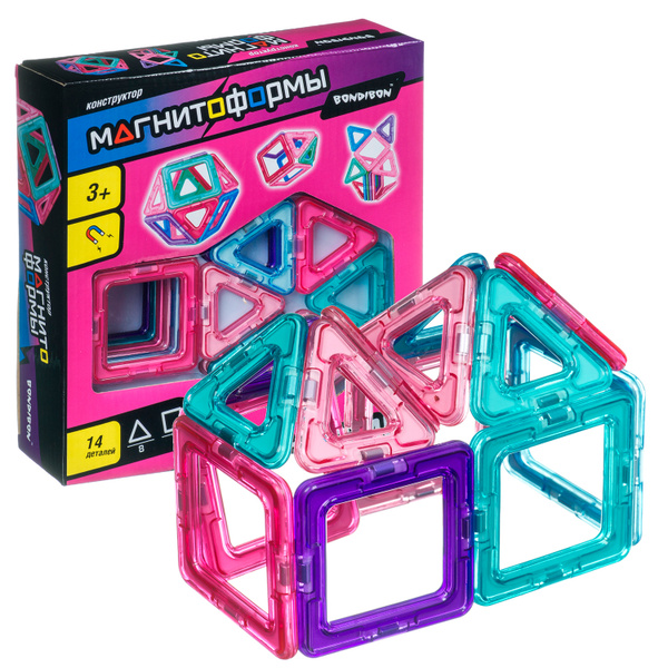 Магнитный конструктор Bondibon Магнитоформы - купить с доставкой по ...