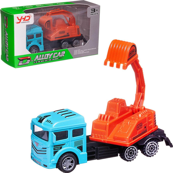 Машинка JUNFA Подъемный кран, WT-07155, инерционная, металлическая - купить с доставкой по ...