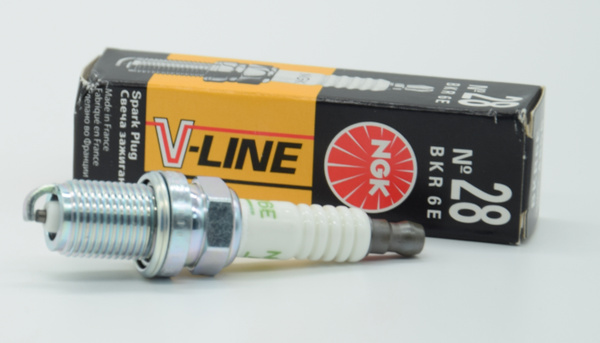 NGK Свеча зажигания BKR6E / 4856 VL28 купить на OZON по низкой цене ...
