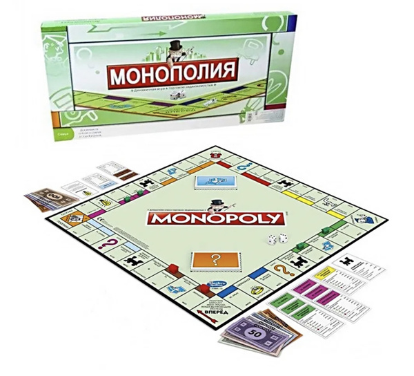 Настольная игра Монополия (MONOPOLY). Классическая версия. Настольная ...
