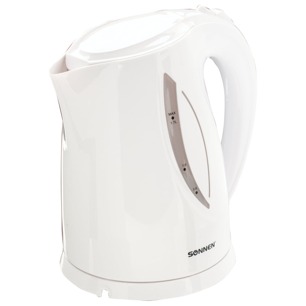 Чайник электрический Sonnen KT-1758, 1,7 л, 2200 Вт, закрытый ...