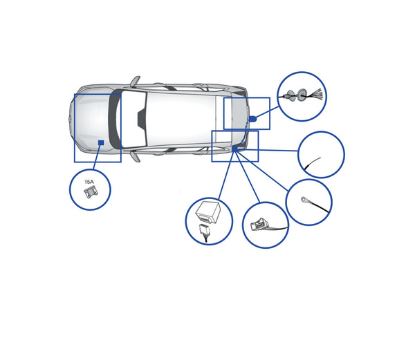 Электрика фаркопа TowRus (7 pin) для Toyota Rav 4 CA40/XA40 (2013-2018 ...