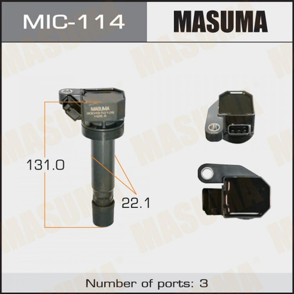 Катушка зажигания MASUMA MIC-114 - Masuma арт. MIC114 - купить по выгодной цене в интернет ...