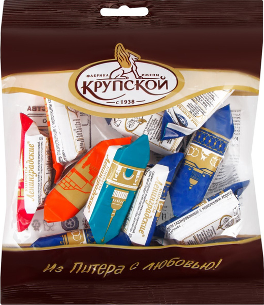 Конфеты Ф.КРУПСКОЙ Ленинградские, 200 г - 5 упаковок - купить с ...