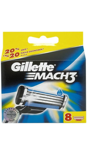 Сменные Кассеты Gillette Mach3 сменные касеты 8 шт - купить с доставкой ...