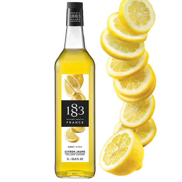 Сироп Лимон желтый для коктейлей, лимонада и выпечки, 1л, Мезон Рутин 1883 - купить с доставкой ...