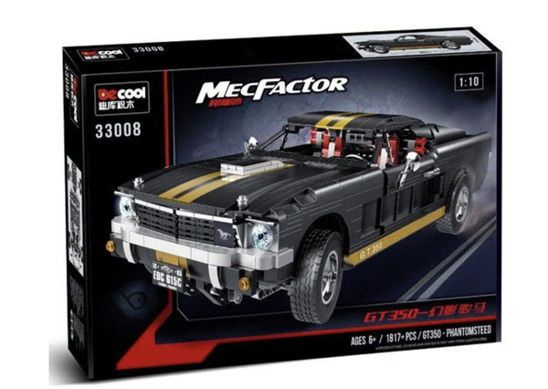 Конструктор MecFactor Decool 33008 "Ford Mustang GT350" 1817 дет ...