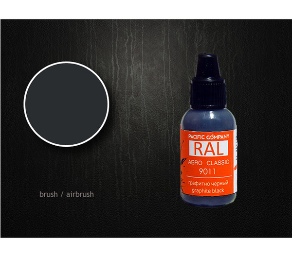 Pacific88 Aero RAL Effect, Краска акриловая универсальная, RAL 9011 Графитно-черный (Graphite ...