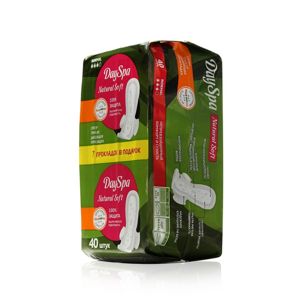 Женские прокладки Day Spa Natural Soft Normal 40шт - купить с доставкой ...