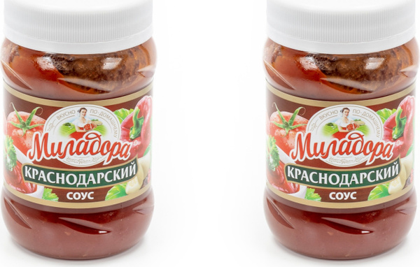 Соус Миладора Краснодарский 500г (комплект из 2 шт) - купить с ...