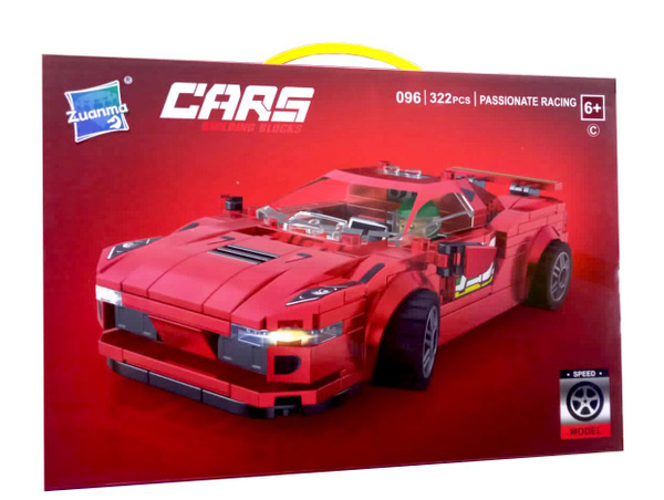 Конструктор CARS гоночная машина, 322 деталей - купить с доставкой по ...