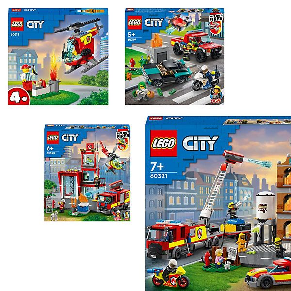 LEGO City Fire 4er Set: 60318, 60319, 60320 и 60321. Конструктор-набор ...