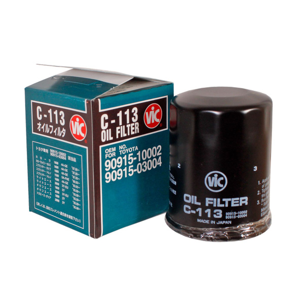 Фильтр масляный Vic C-113 Toyota Тойота Camry 9091510002 - купить по выгодным ценам в интернет ...