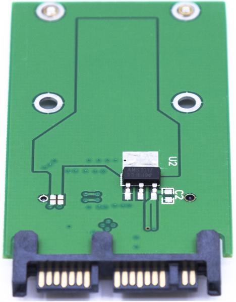 Адаптер GSMIN DP33 Micro-SATA 1,8 inch на mSATA переходник ...