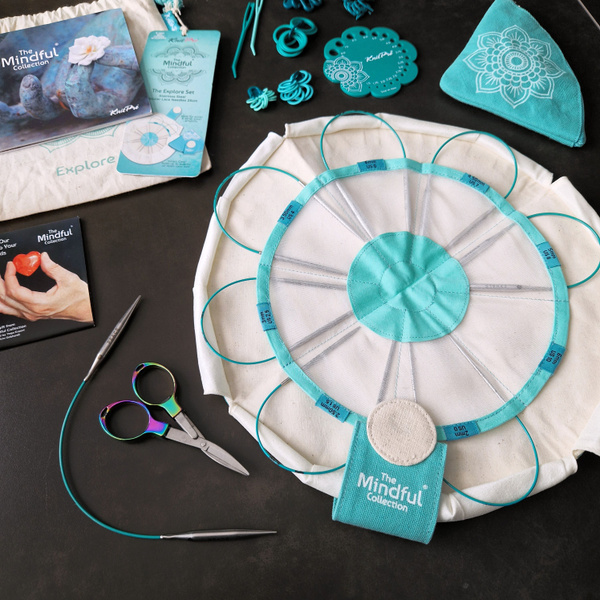 Knit Pro Mindful EXPLORE - Набор круговых очень коротких спиц 2.0-6.0 ...