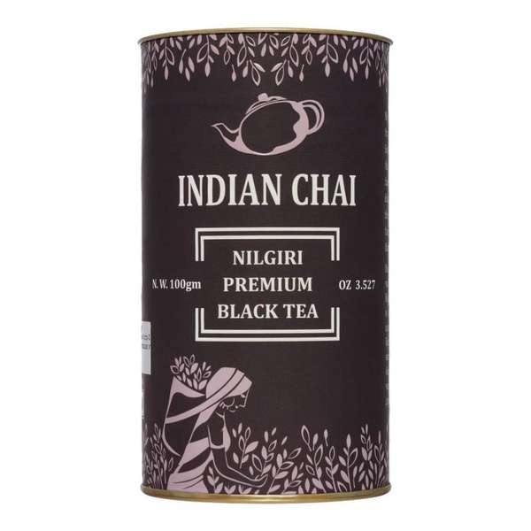 BHARAT BAZAAR Tea Black Nilgiri Premium Чай Чёрный Нилгири Премиум 100г ...