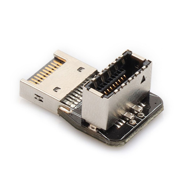 Usb3 1 Gen2 Type E к удлинительному кабелю Внутренний адаптер Usb 3 1 Type E с поворотом на 90