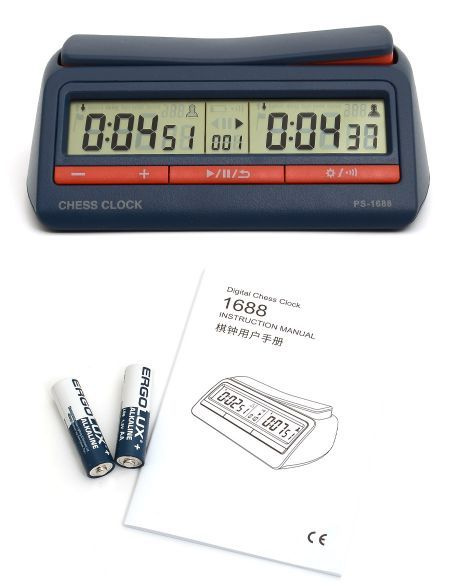 Шахматные часы многофункциональные PS-1688, инструкция + батарейки - купить с доставкой по ...