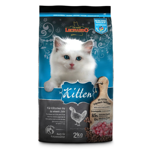 Сухой корм для котят Леонардо Киттен / Leonardo Kitten 2 кг - купить с ...