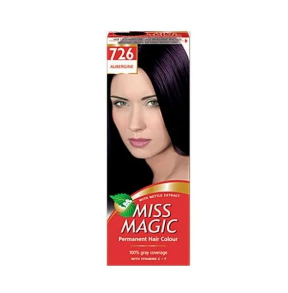 Стойкая краска для волос БАКЛАЖАН 726 MISS MAGIC - купить с доставкой по выгодным ценам в ...