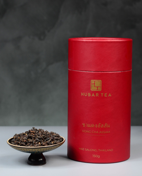 Чай Ассам Крупнолистовой чай рассыпной скрученный Hubar Tea Hong Cha ...