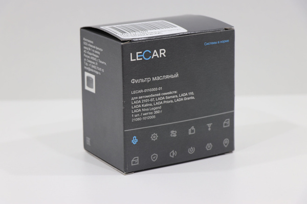 Lecar Фильтр масляный арт. LECAR011030201, 1 шт. купить на OZON по ...